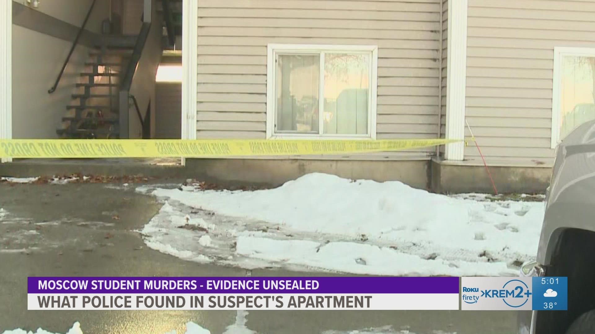 Search warrant details what investigators found in Moscow murder ...