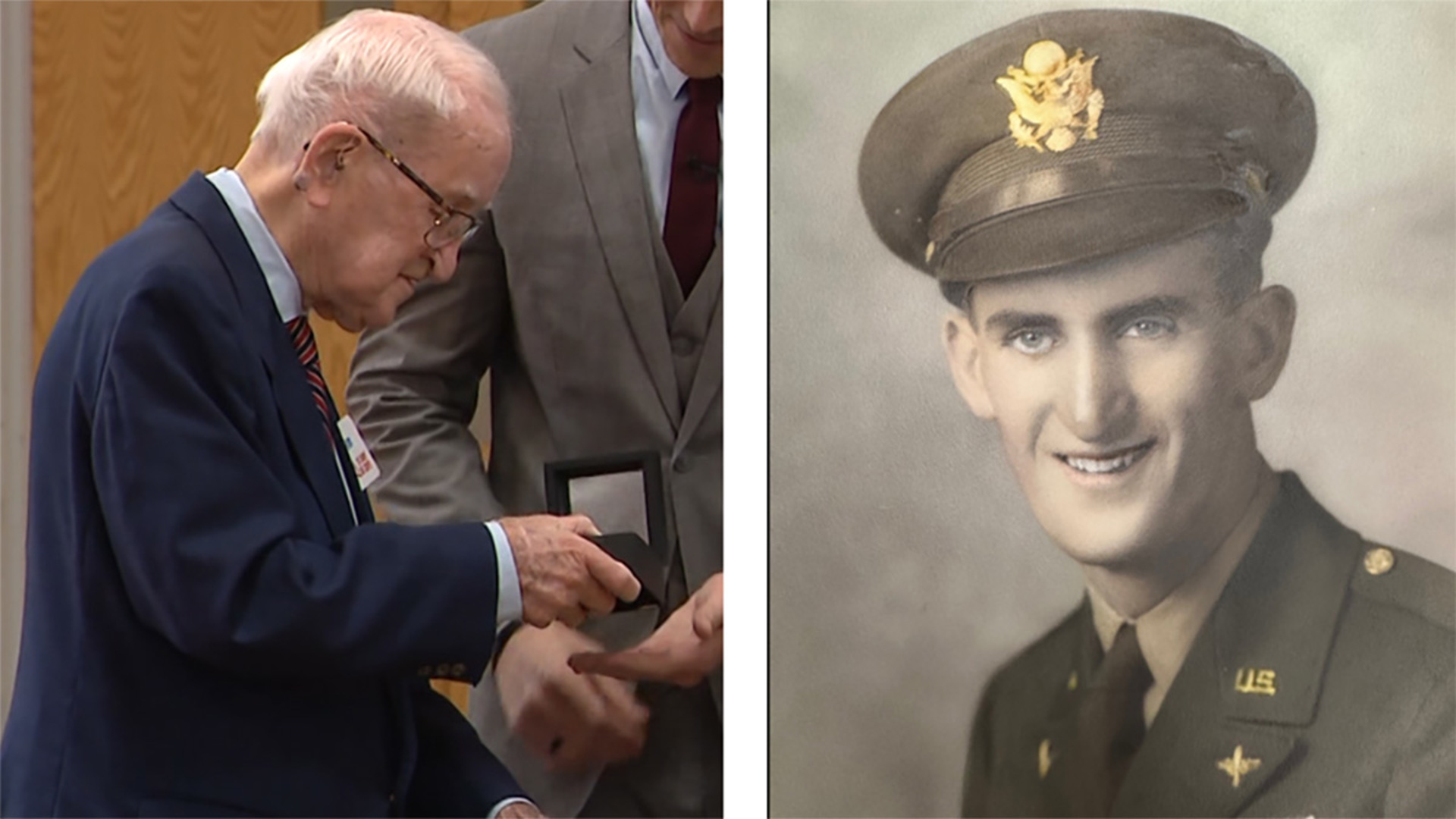 101-year-old WWII veteran gets new class ring after trading original ...