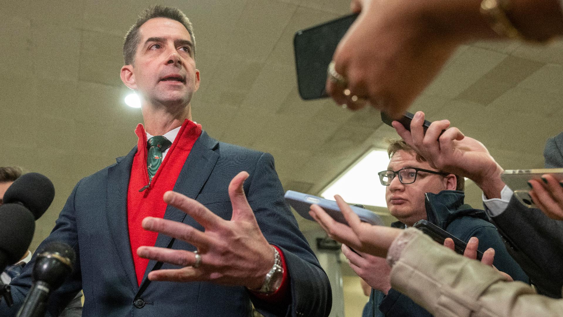 Sen. Tom Cotton defends boat strikes as 'lawful and needful ...