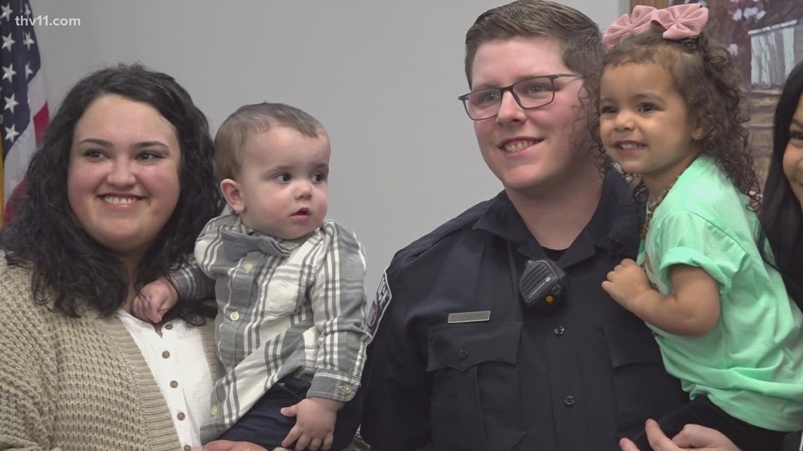 Arkansas officer receives national award after saving baby's life ...