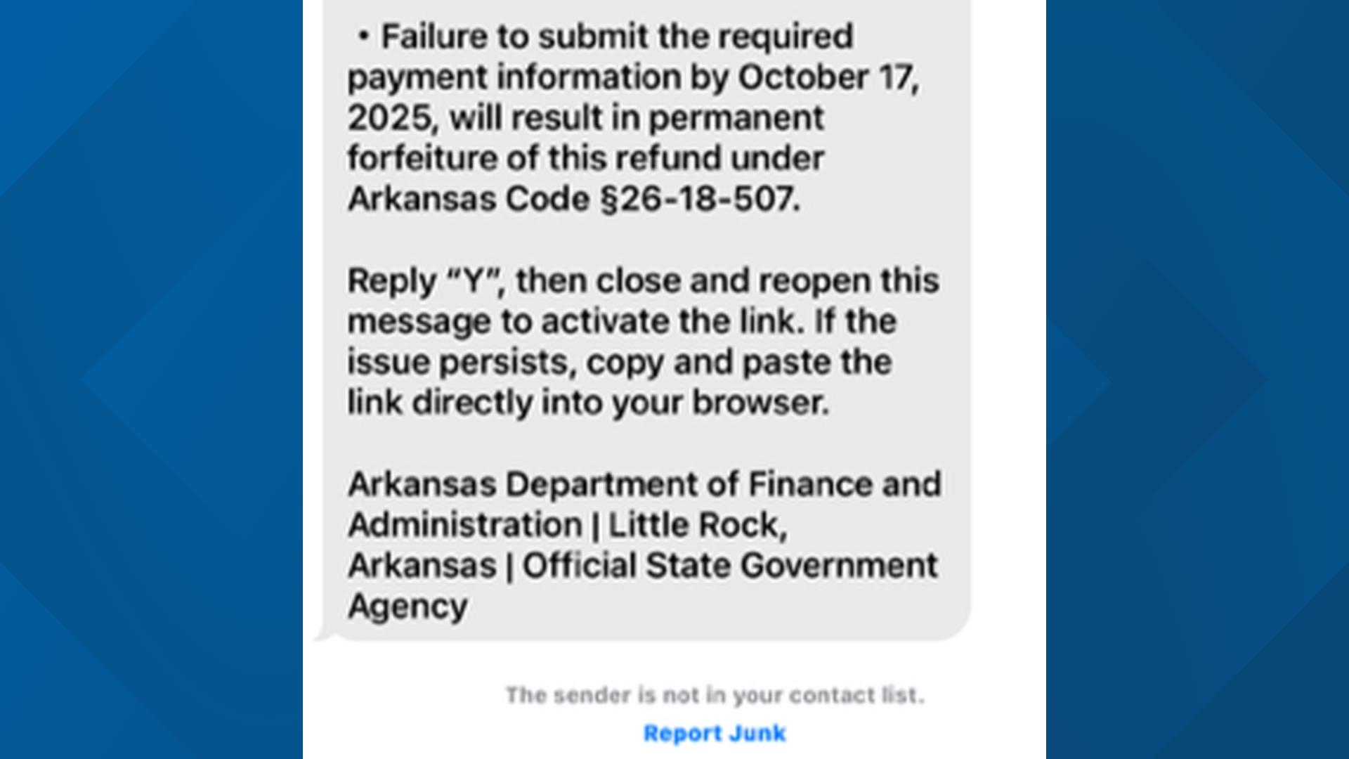 Arkansas Department of Finance & Administration warns of phone scams ...