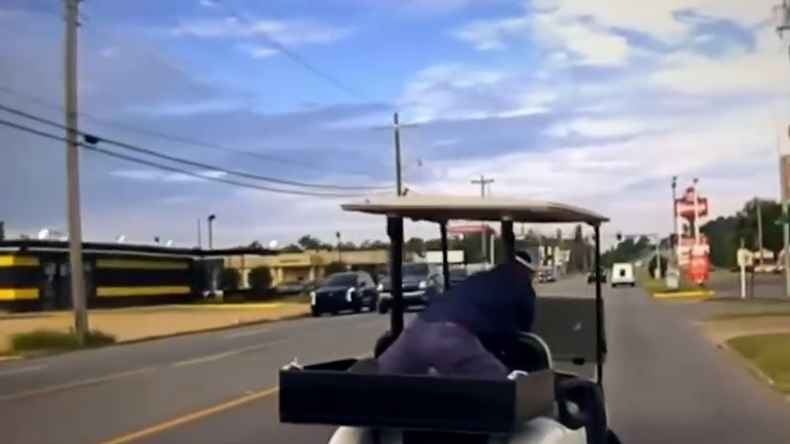 Video: Police chase golf cart in low-speed pursuit | 5newsonline.com