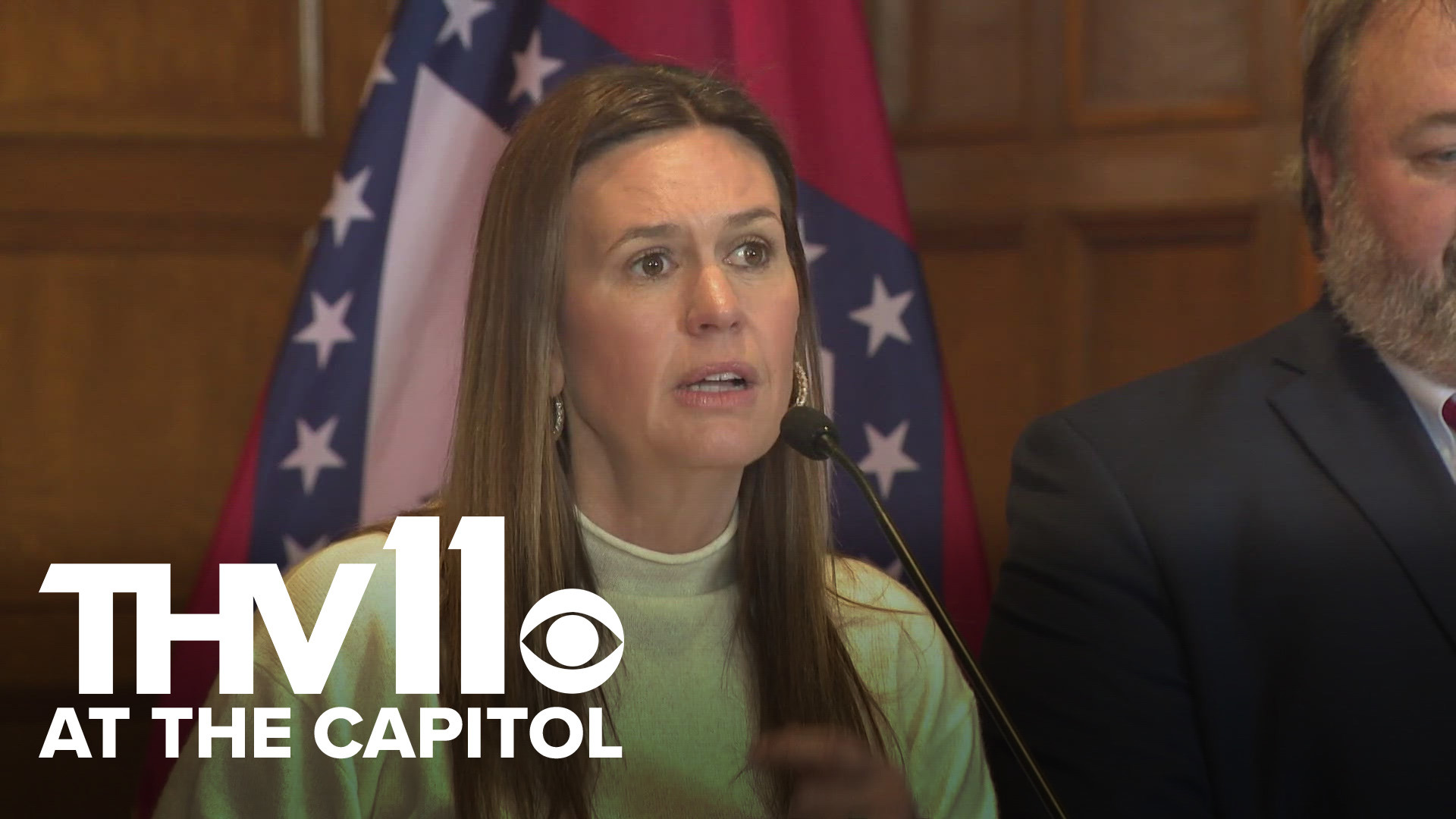 Gov. Sarah Sanders introduces legislative plan to 'defend' Arkansas ...