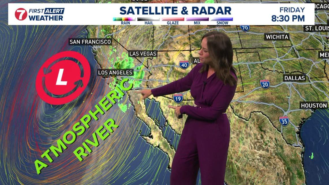 Atmospheric river hits Southern California with risks of flash floods ...