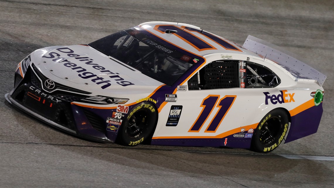 NASCAR: What does Danny Hamlin's car say about FedEx shooting? | wthr.com