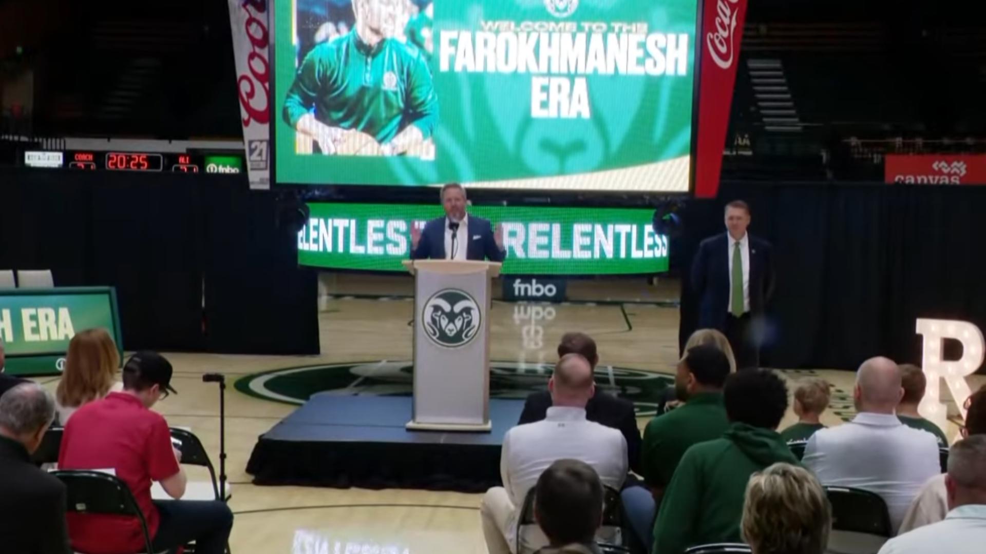 Ali Farokhmanesh takes reins as Colorado State's basketball coach ...