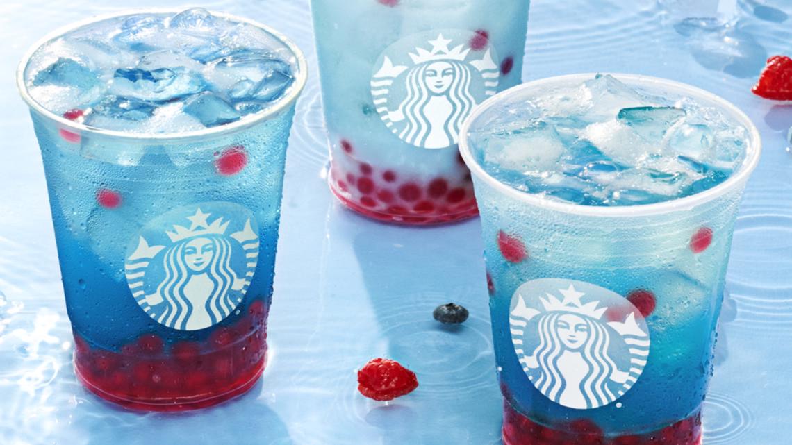 Starbucks releases new summer menu with raspberry flavored pearls ...