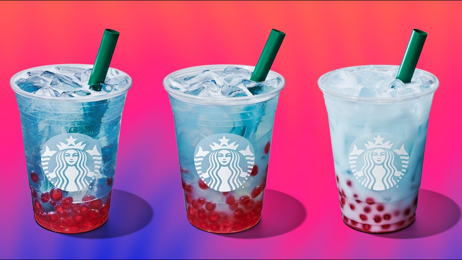 Starbucks releases new summer menu with raspberry flavored pearls ...
