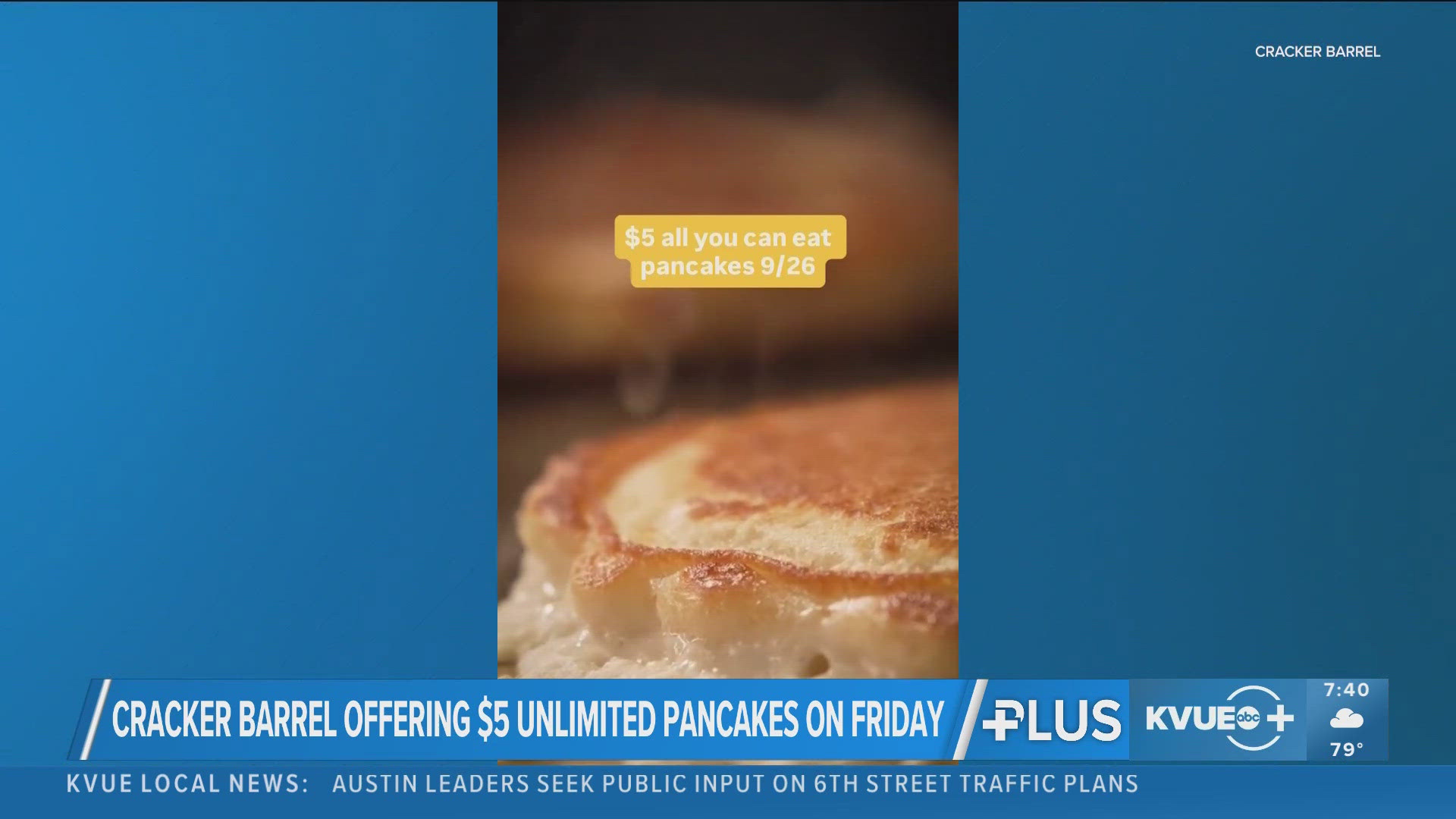 Cracker Barrel pancake day deal: $5 for all-you-can-eat pancakes ...