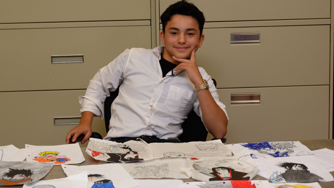 Young boy in Texas foster care creates beautiful drawings while waiting ...