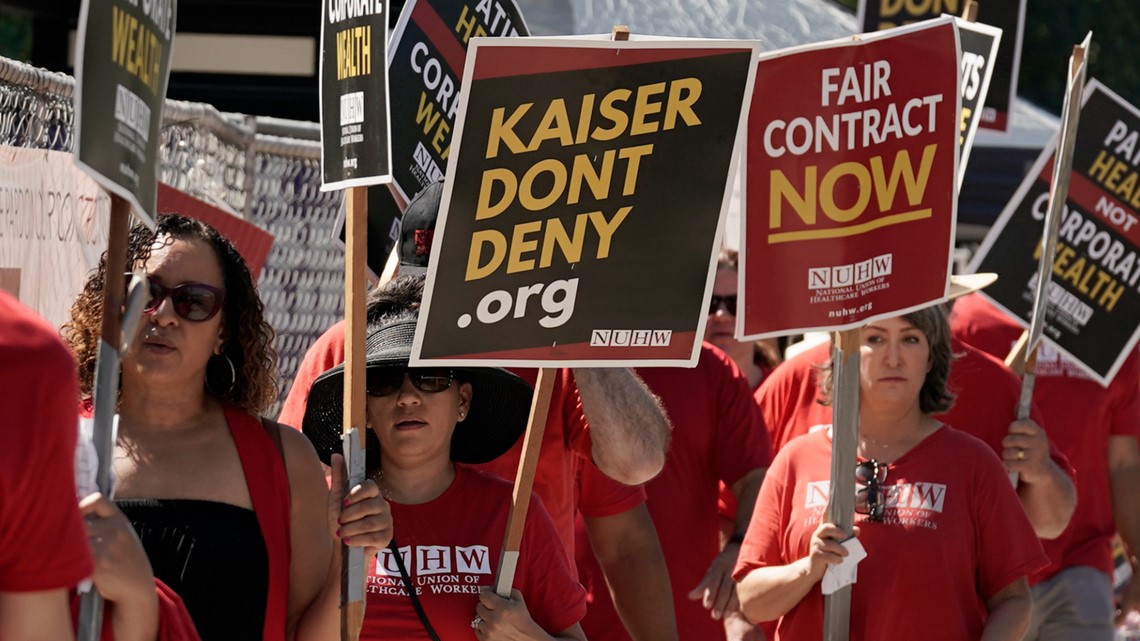 Thousands of Kaiser Permanente workers go on strike | wnep.com