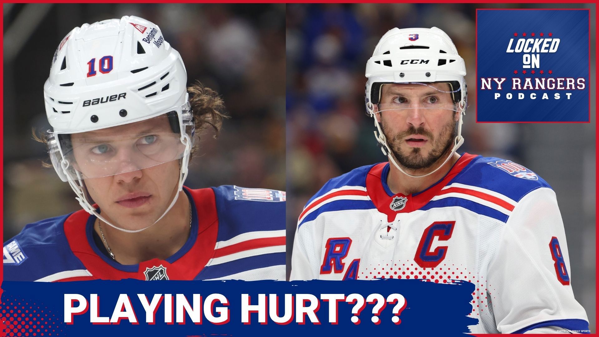 Rangers INJURY update!! Miller and/or Panarin playing through pain ...