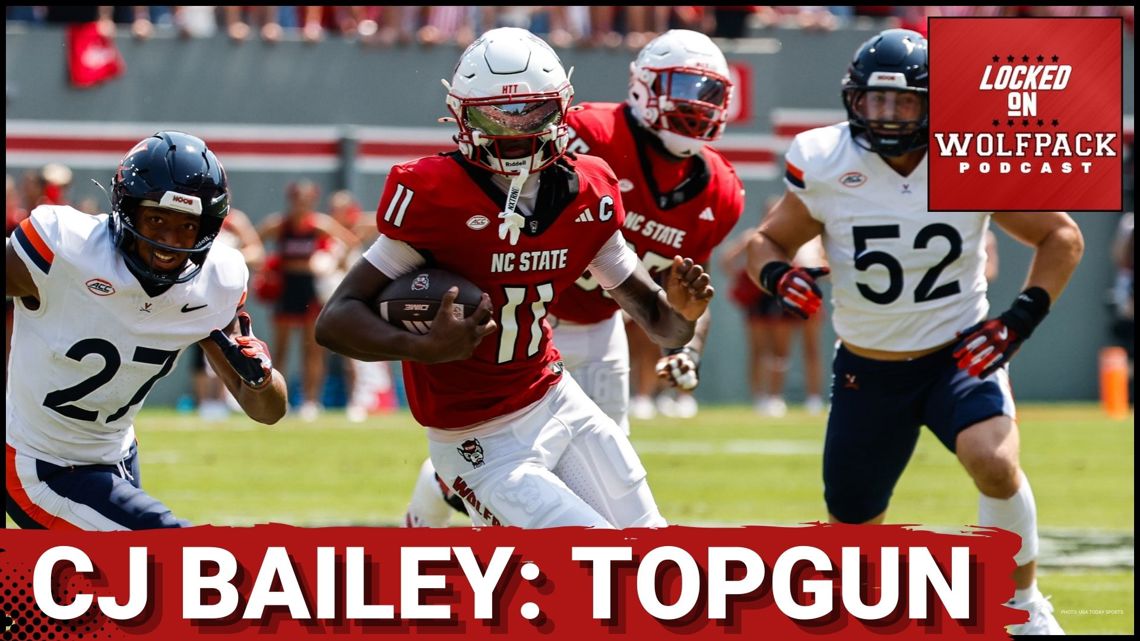 NC State Football QB CJ Bailey OUTGUNS Virginia Cavaliers in Week 2 WIN ...