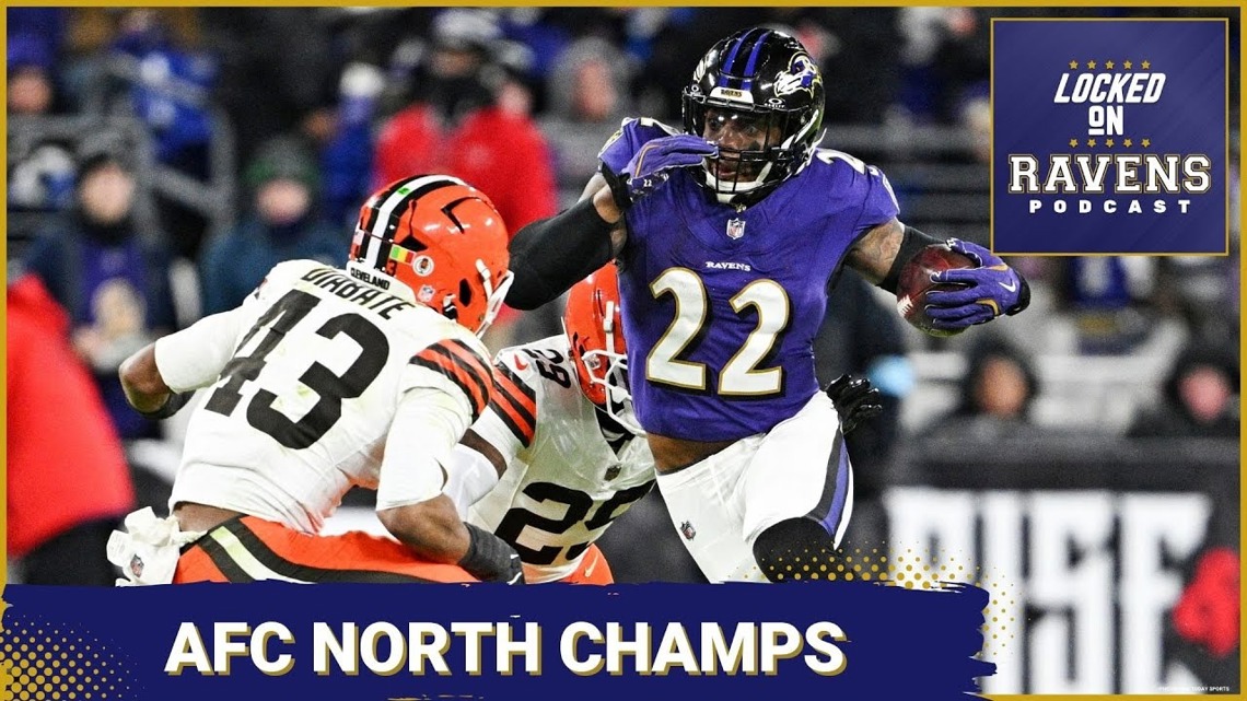 Baltimore Ravens CRUSH Browns to clinch AFC North, lose Zay Flowers as ...