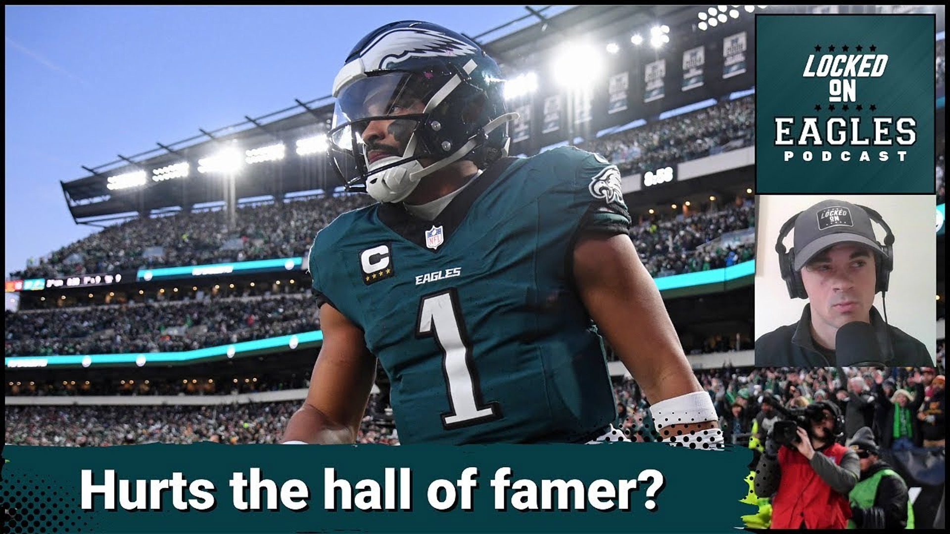 Jalen Hurts HALL OF FAME QUARTERBACK already with a Philadelphia Eagles Super Bowl 59 victory ...