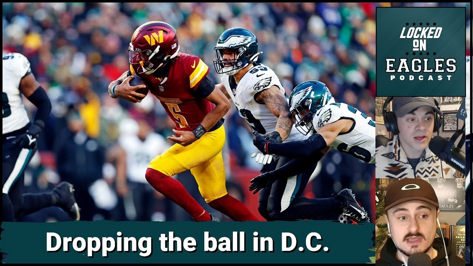 Philadelphia Eagles DROP the ball in Washington with 36-33 loss to the ...