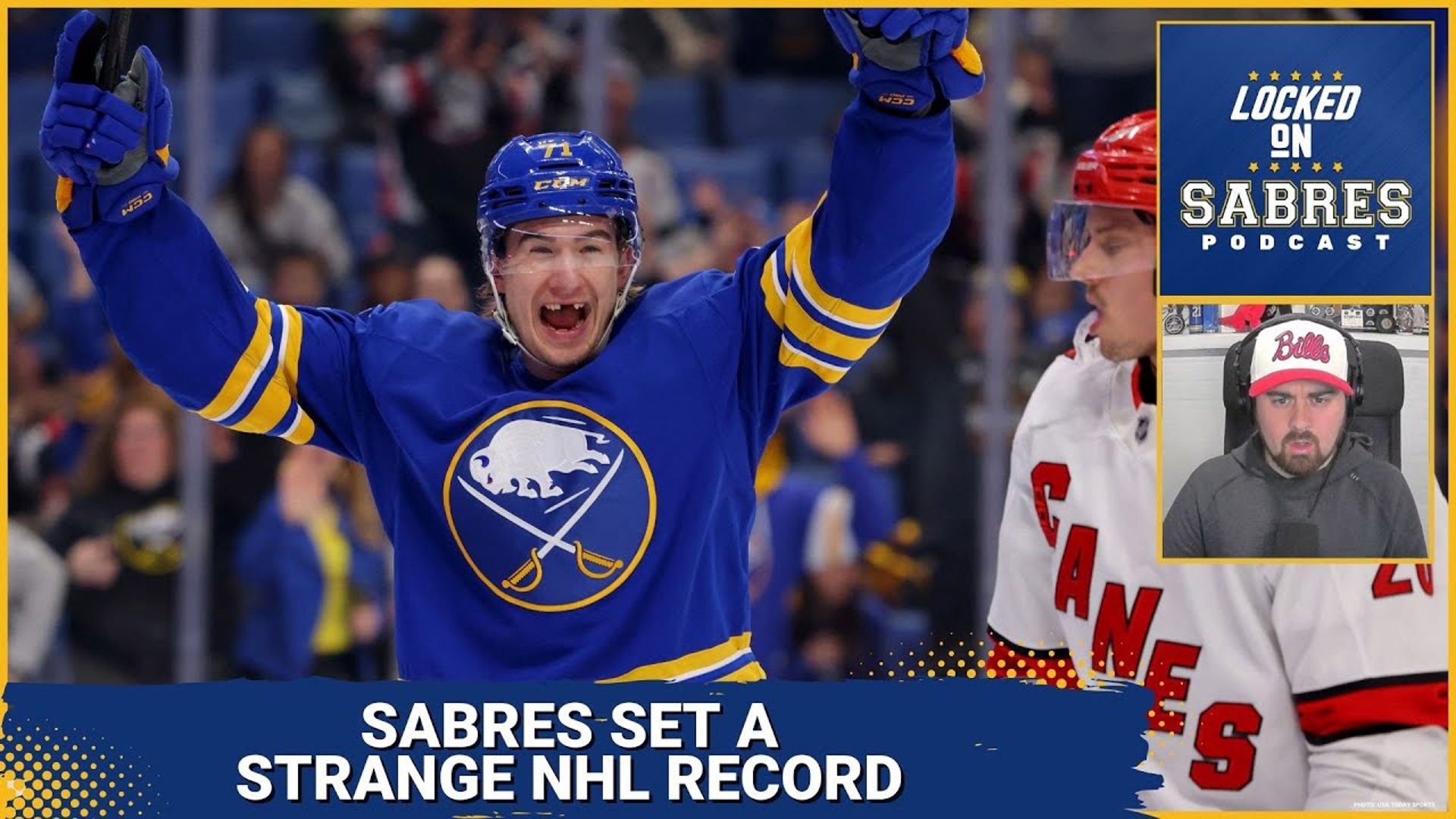 Sabres set a strange NHL record + catching up with Skinner, Mittelstadt, Olofsson | wthr.com