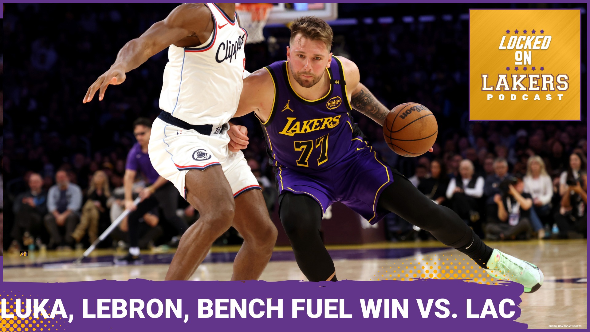 Luka (31), LeBron (28) Lead Lakers' 106-102 Win Over Clippers. Reaves ...