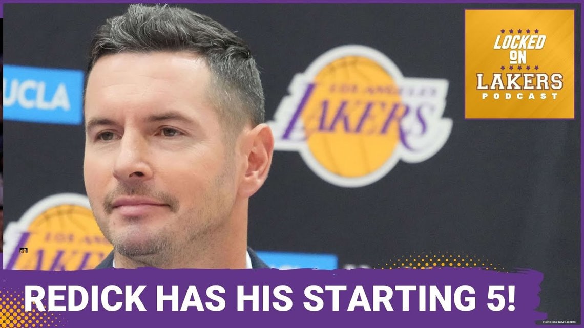 JJ Redick Names The Lakers Starting Lineup, Talks LeBron, Anthony Davis ...