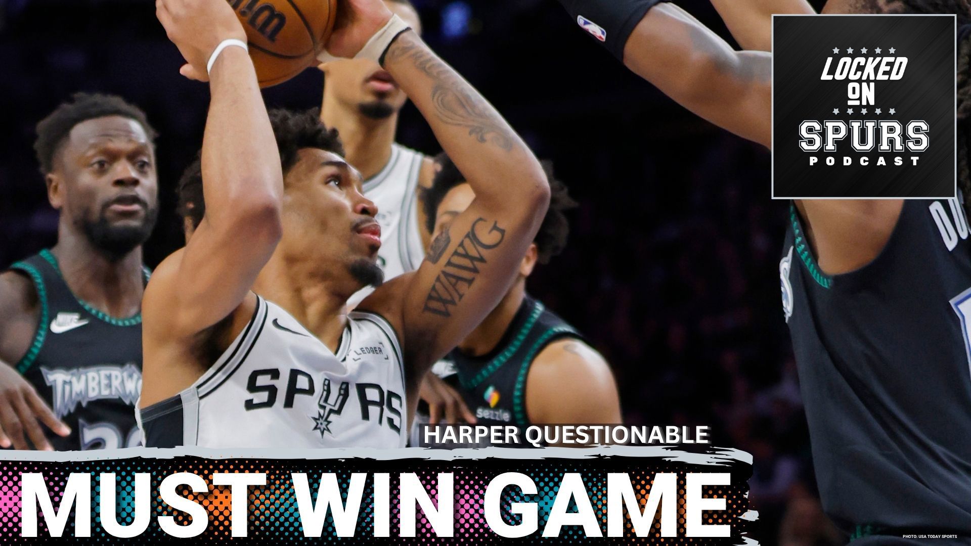 HARPER QUESTIONABLE - MUST WIN TONIGHT Spurs Game 5 PREVIEW LIVE ...