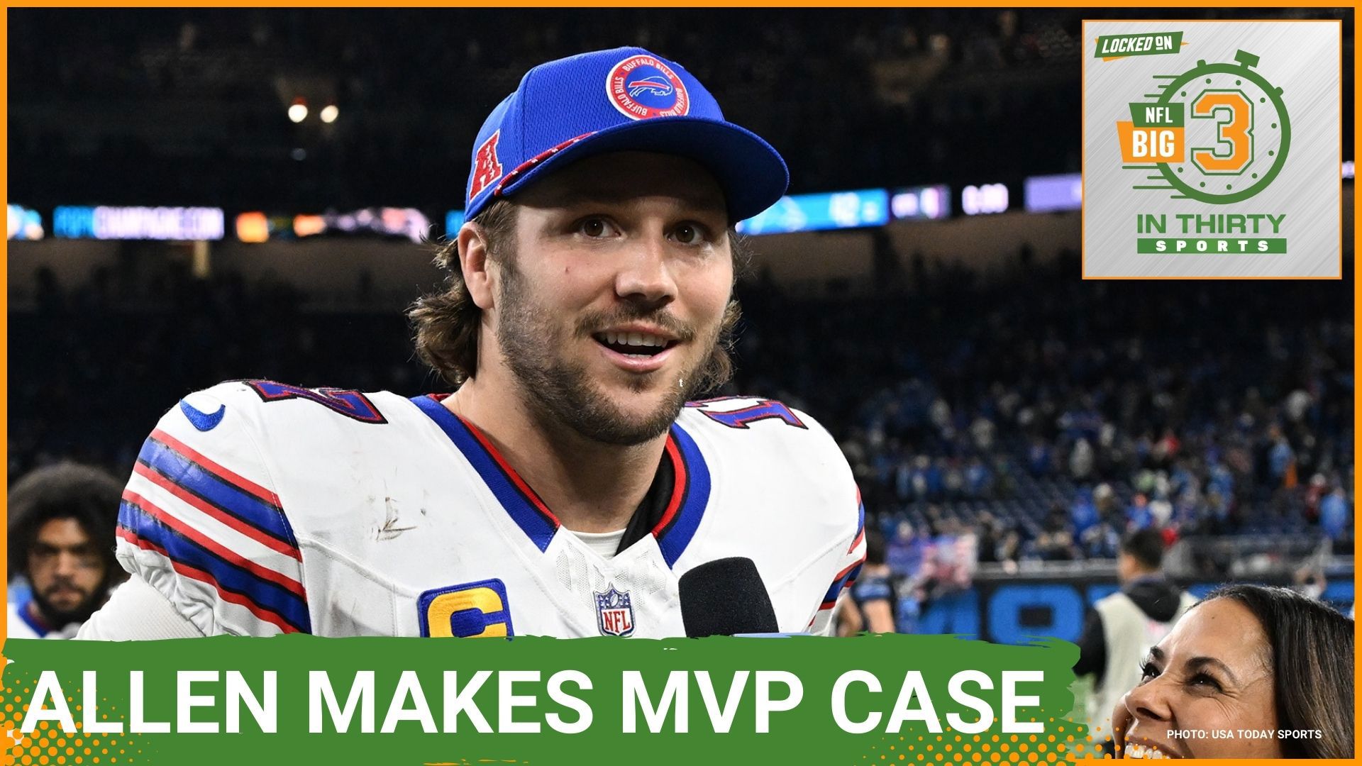 Josh Allen and the Bills End the Lions' Winning Streak | The Big 3 in ...