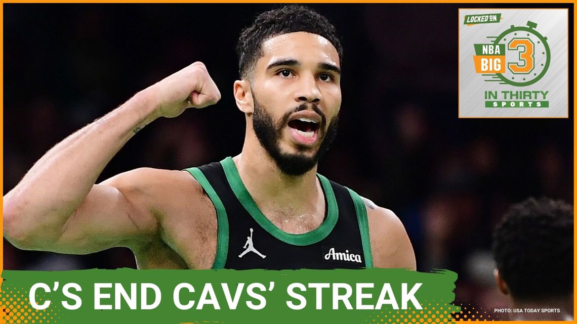 The Celtics End The Cavs' Undefeated Streak | The Big 3 in 30 NBA ...