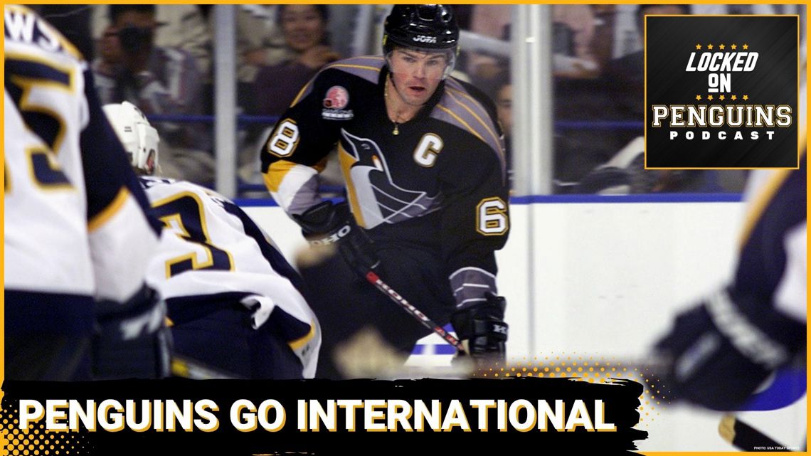 The Penguins have arrived in Sweden and are practicing...shootouts ...