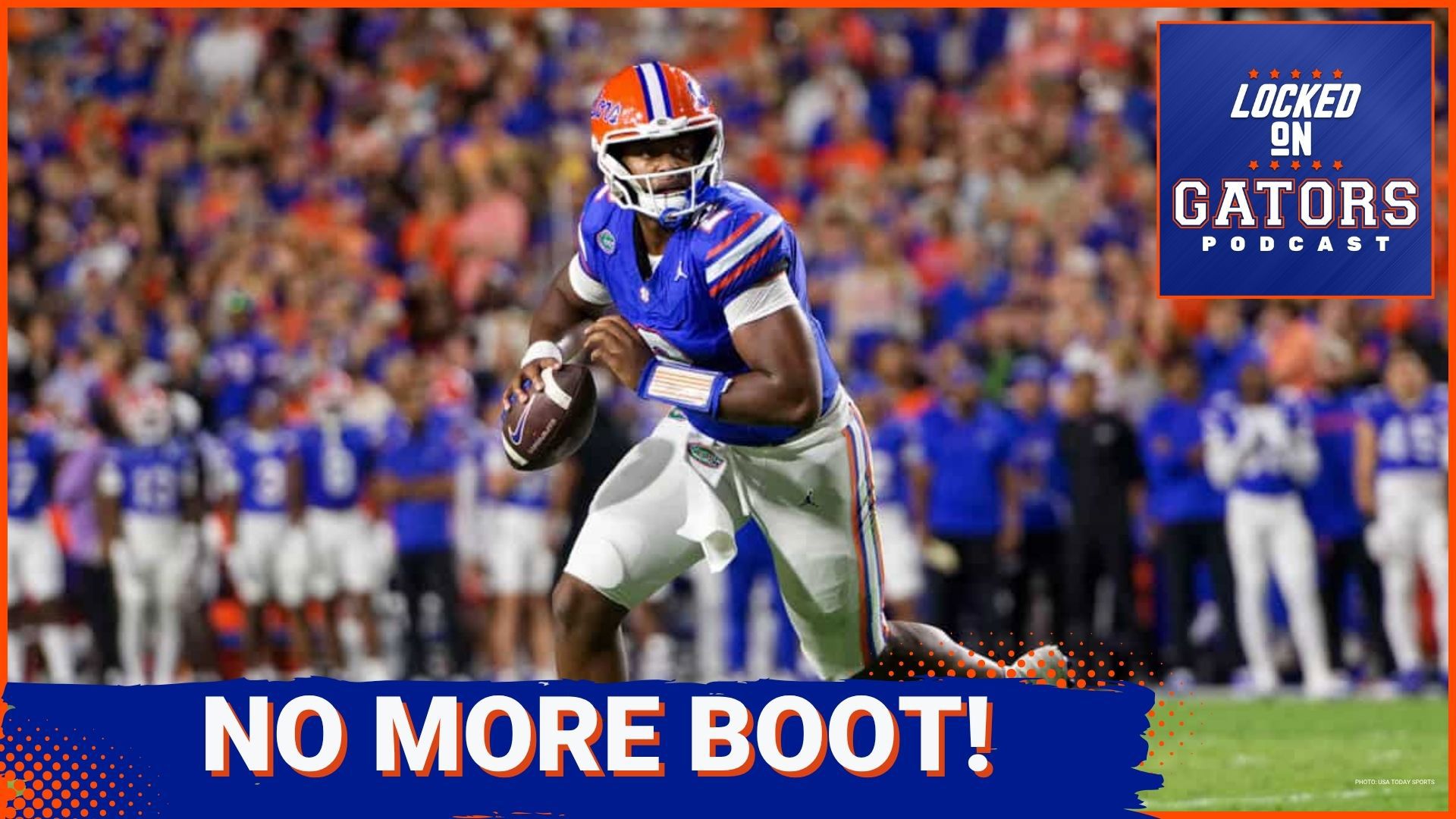 RETURN: Florida Gators QB DJ Lagway Removes Boot from Foot at Fall Camp ...
