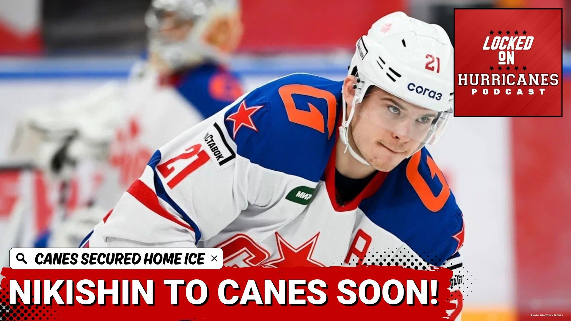 Alexander Nikishin + Canes Secure Home-Ice Round One | rocketcitynow.com