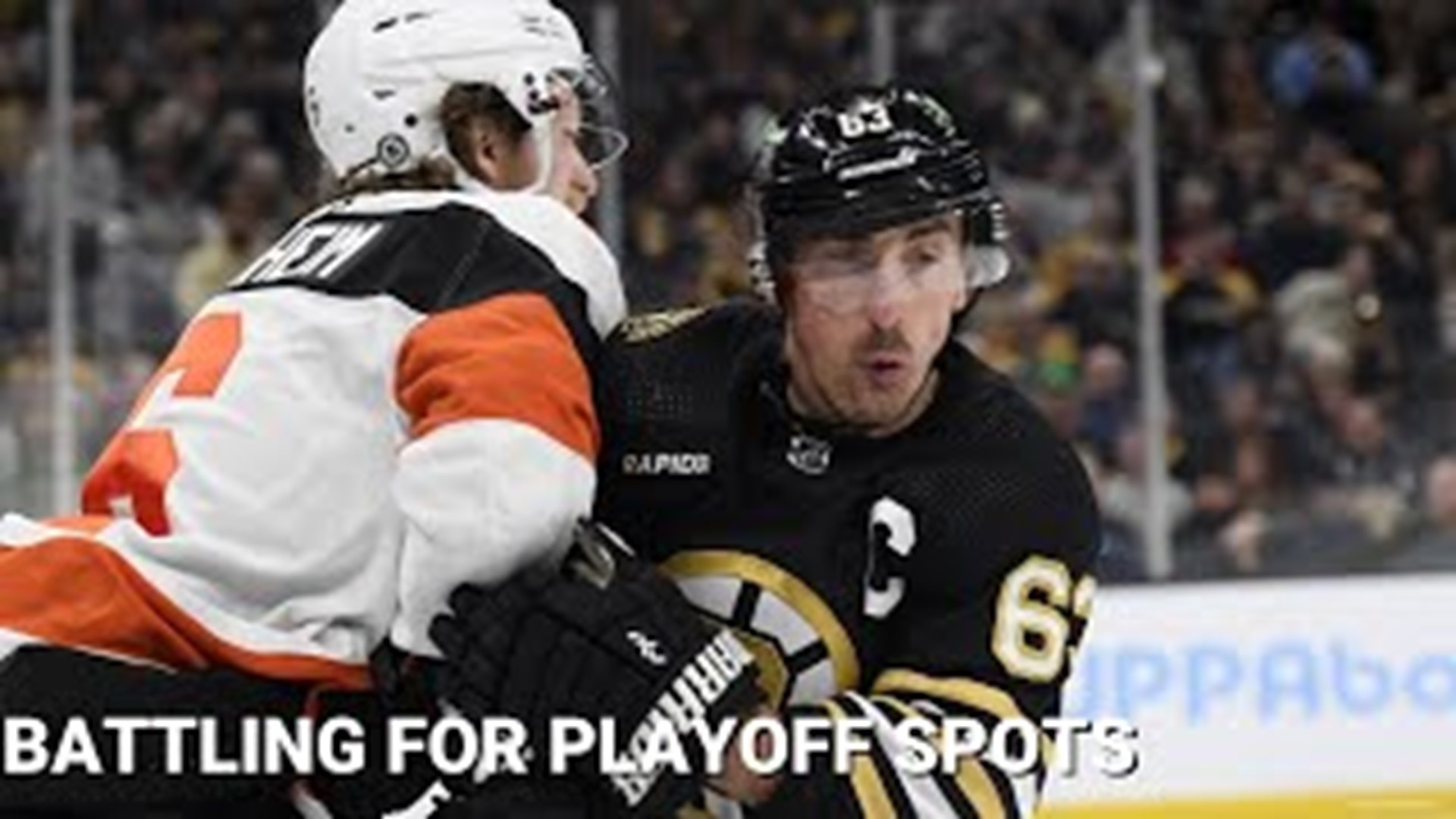 The Bruins battle for 1st place, the Flyers fight for the playoffs ...