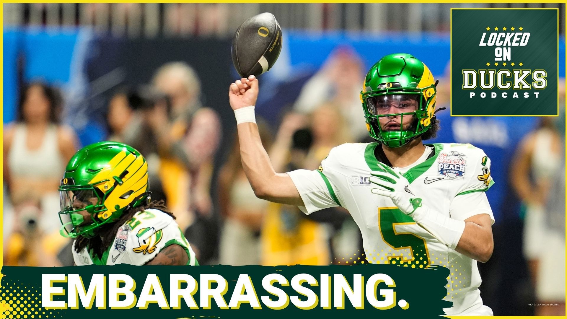 REACTION: Oregon is DEMOLISHED by Indiana in Peach Bowl, Ducks ...