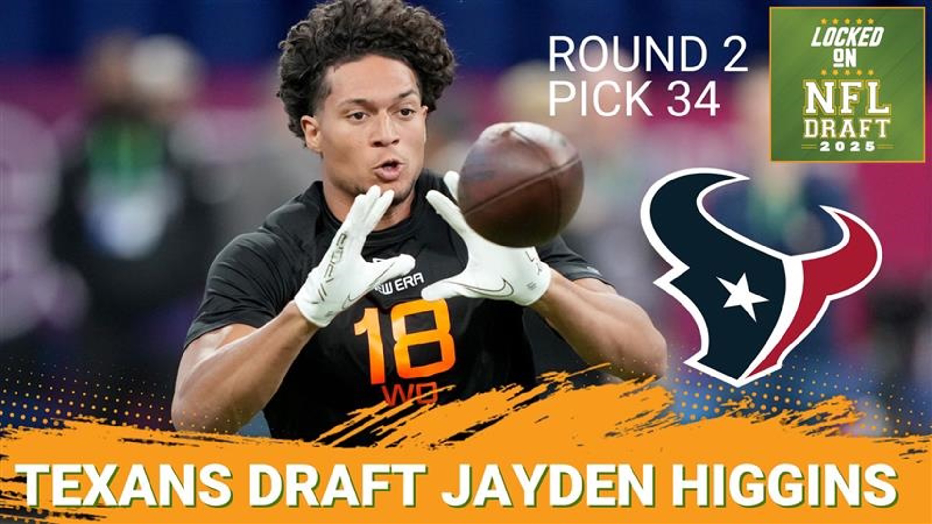 Houston Texans Select Jayden Higgins with the No. 34 Pick in the 2025 ...