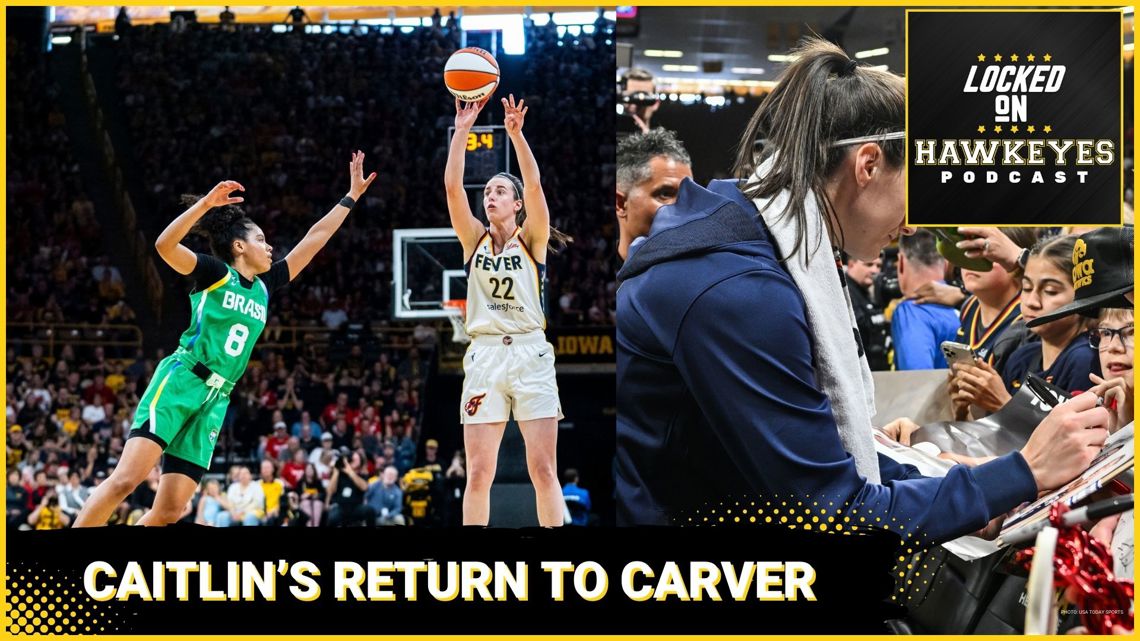 Caitlin Clark's Logo Three ELECTRIFIES Carver-Hawkeye - How Does IOWA ...