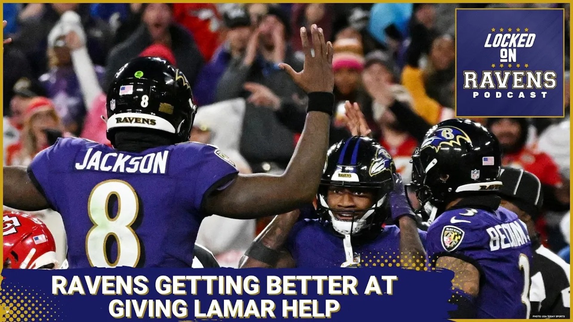 Baltimore Ravens getting better at giving Lamar Jackson help, still ...