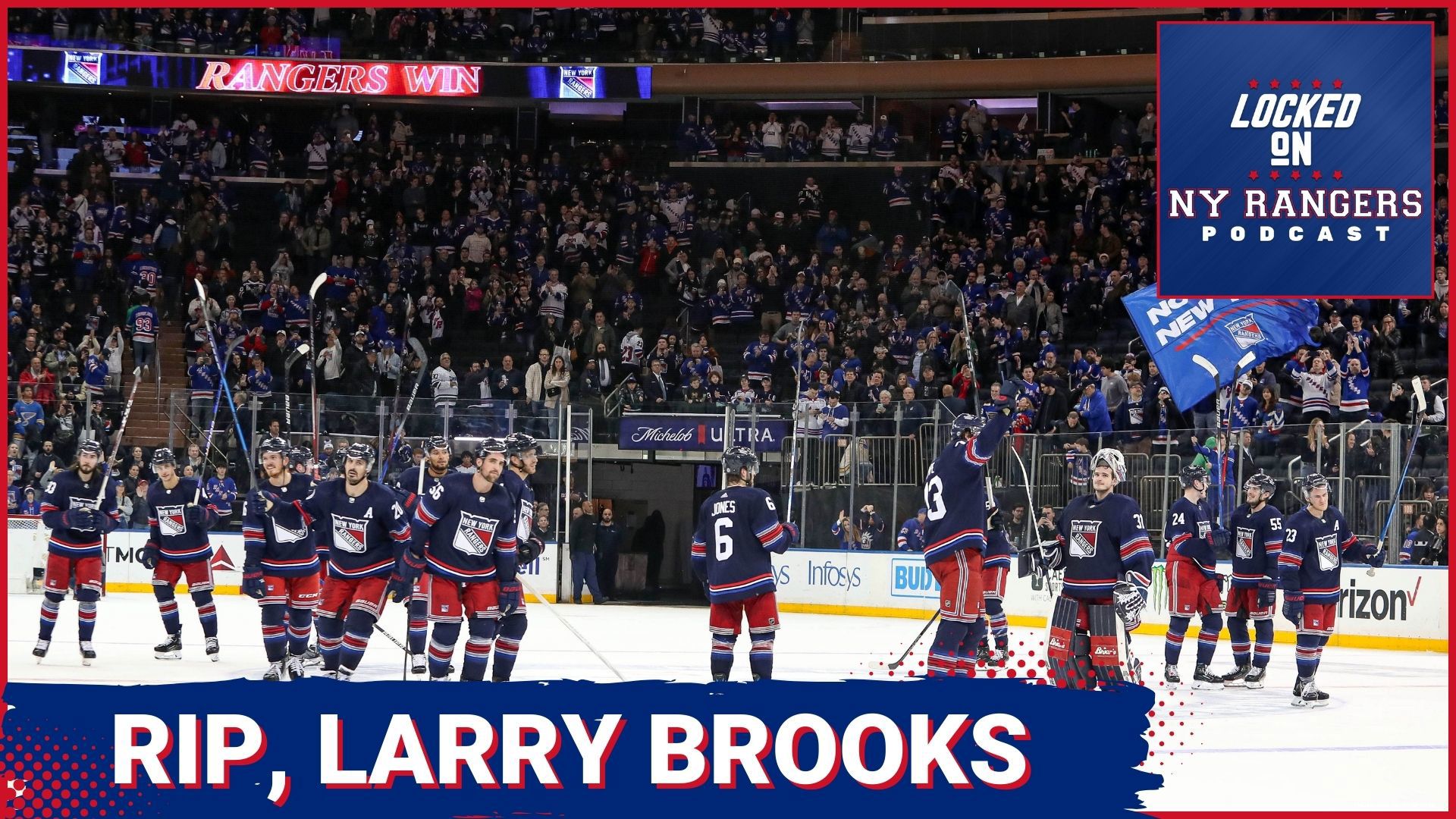 Rest in Peace, Larry Brooks. Paying respect to a New York Rangers ...