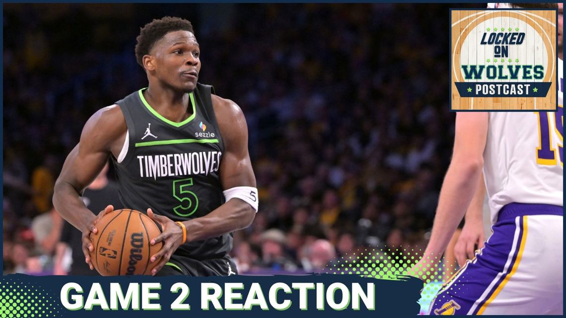 WOLVES POSTCAST: T-Wolves CRASH BACK DOWN TO EARTH In Game Two vs. Luka ...