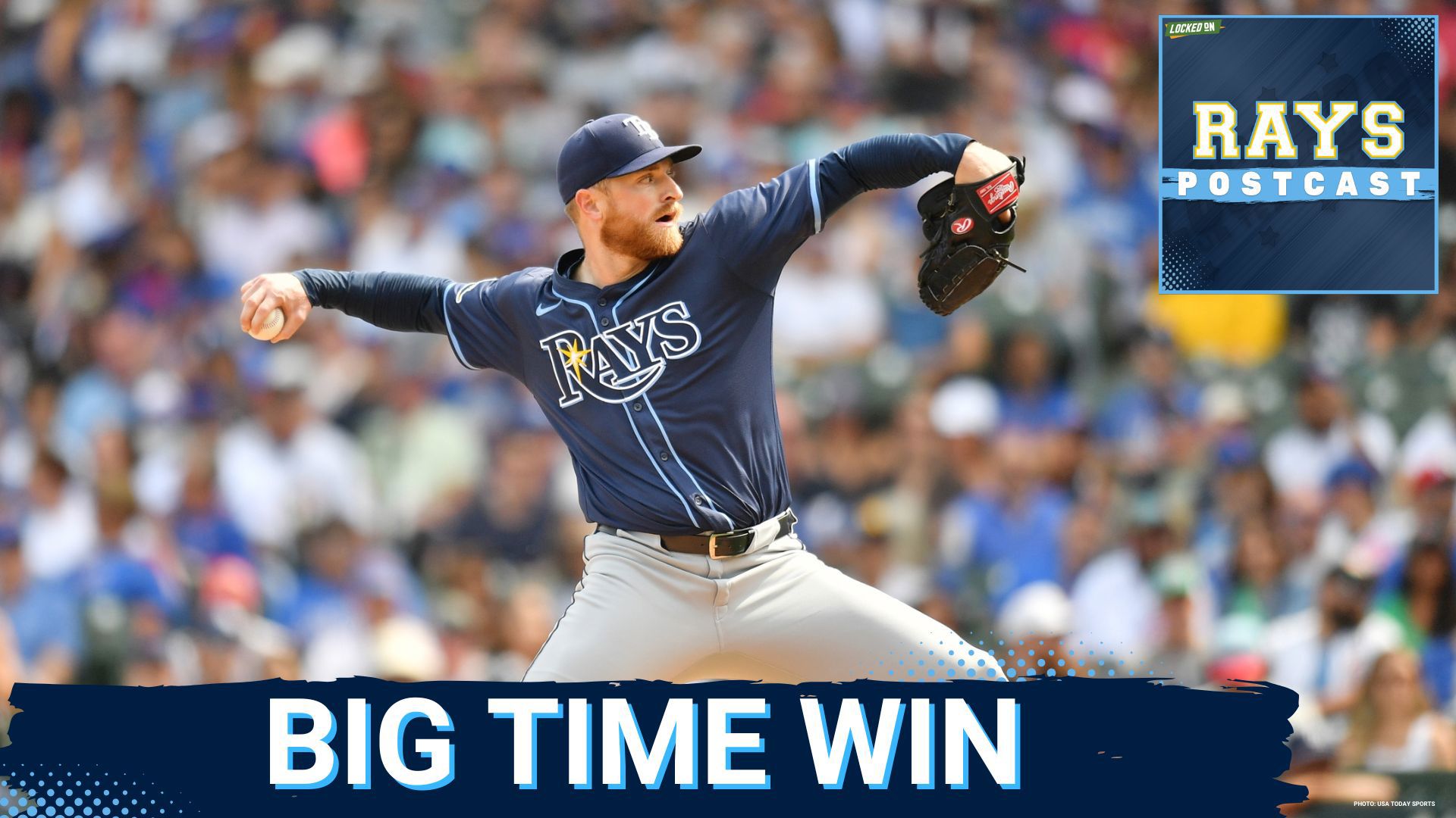 RAYS POSTCAST: The Tampa Bay Rays BATTLE BACK to beat the Chicago Cubs ...