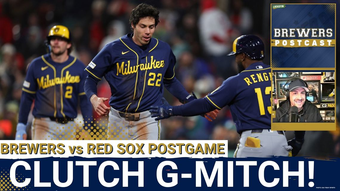 BREWERS POSTCAST: Garrett Mitchell Comes Through Late in Brewers WIN ...