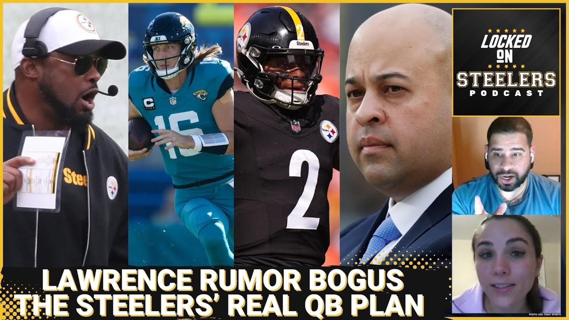 Steelers-Trevor Lawrence Trade Rumor Bogus | Real QB Plan for Justin ...