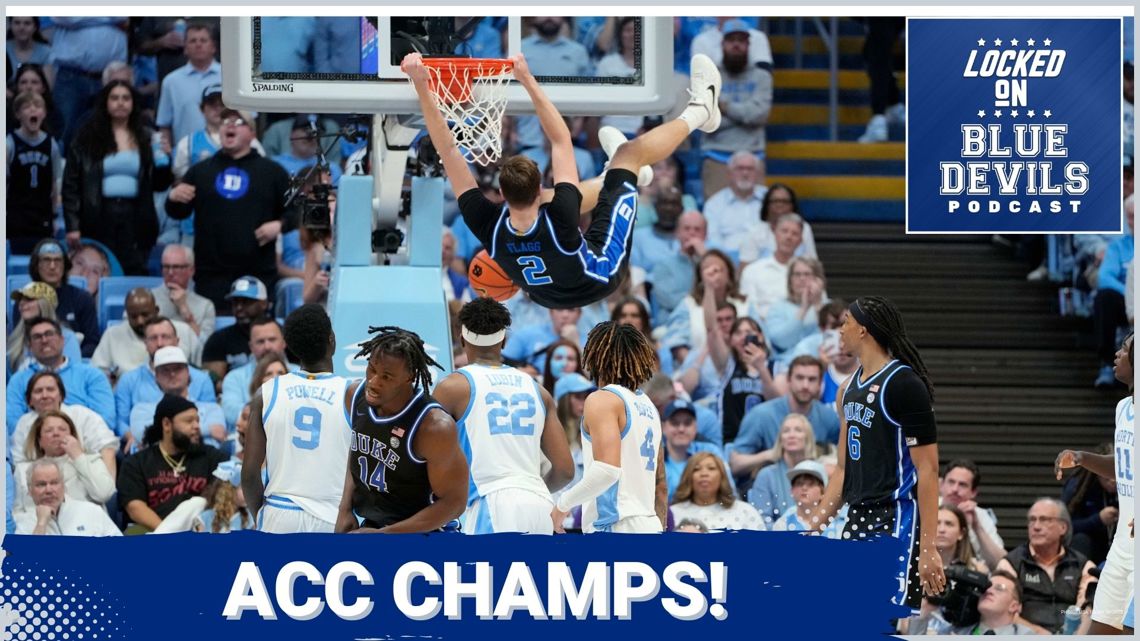 VICTORY! Duke Men's Basketball Defeats UNC & WINS ACC Championship ...
