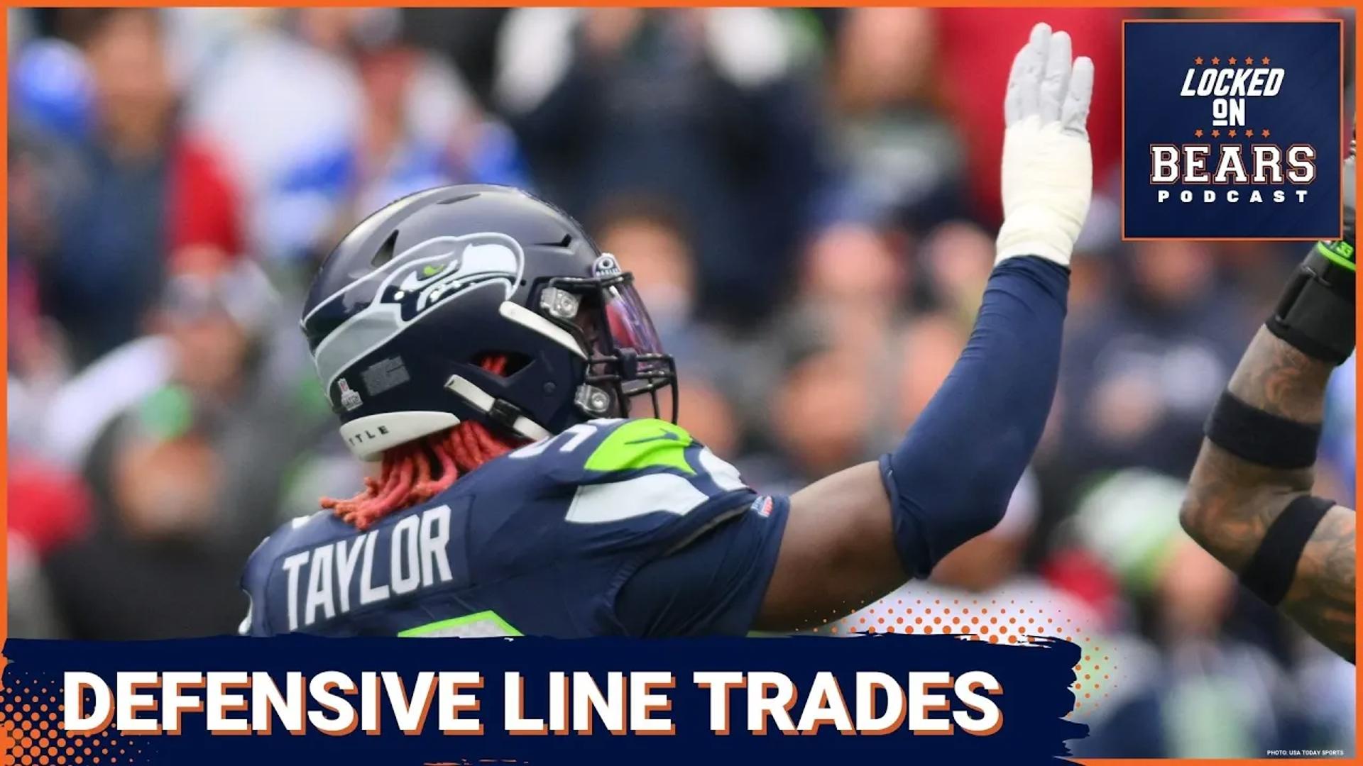 Chicago Bears trades for Darrell Taylor, Chris Williams walk the line ...