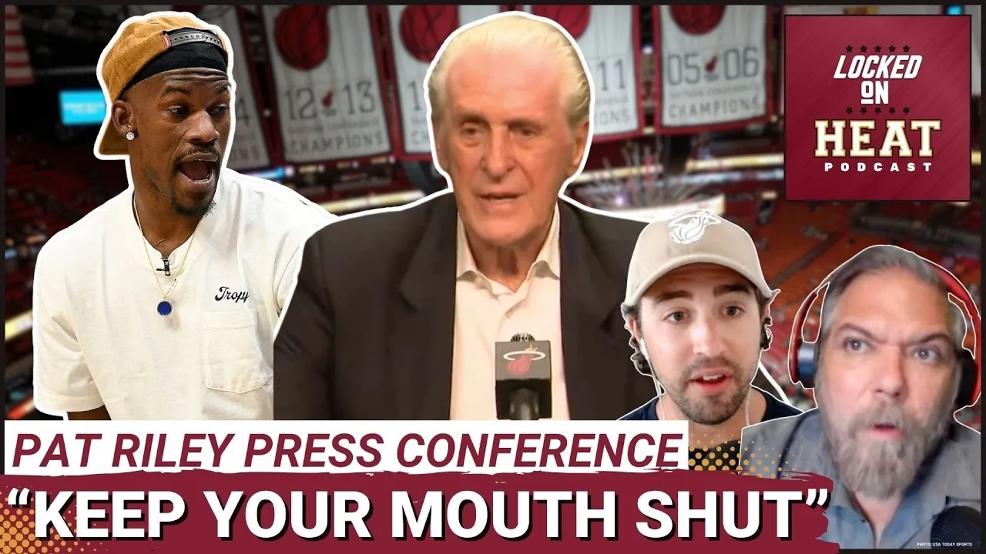 Pat Riley Calls Out Jimmy Butler During Miami Heat Offseason Press Conference: KEEP YOUR MOUTH ...