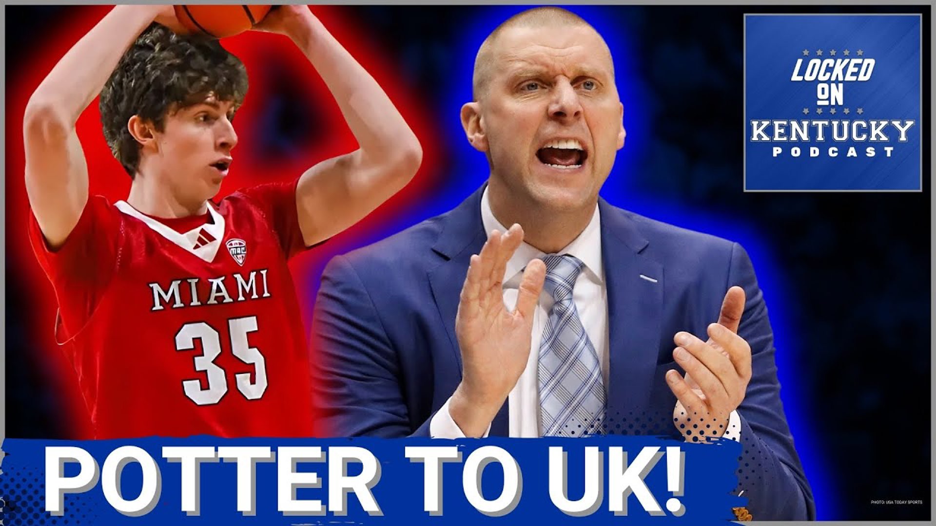 BREAKING: Miami Redhawks center Reece Potter has COMMITTED to Mark Pope and Kentucky basketball ...