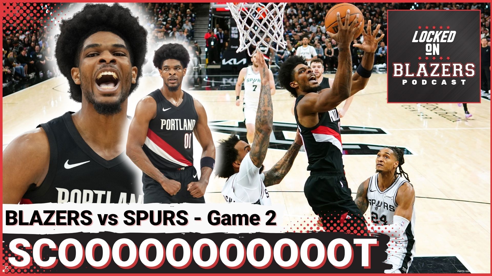 Scoot Henderson DELIVERS! Trail Blazers Comeback & Take Game 2 vs Spurs ...