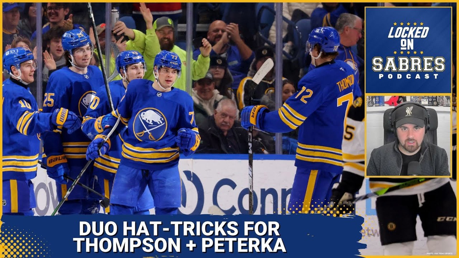 Duo hat-tricks for Tage Thompson and JJ Peterka highlights the Sabres ...