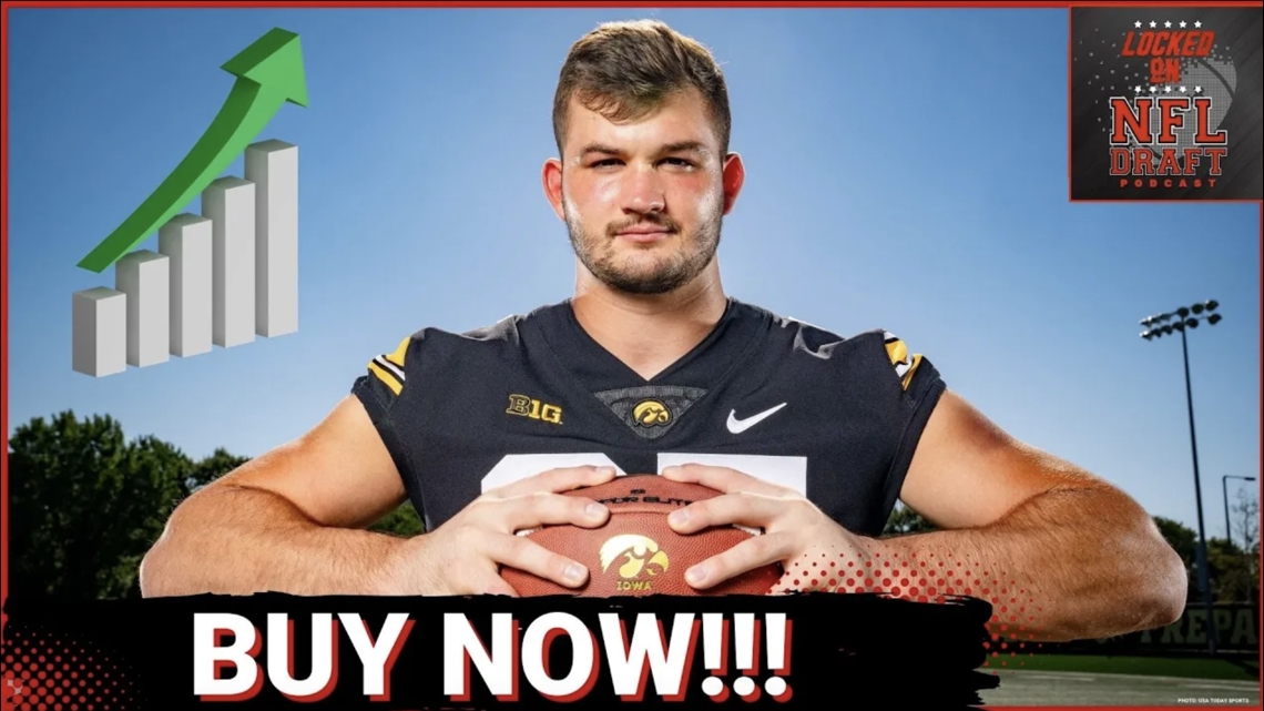 Iowa TE Luke Lachey is the next great TE, his 2025 NFL Draft Stock is ...