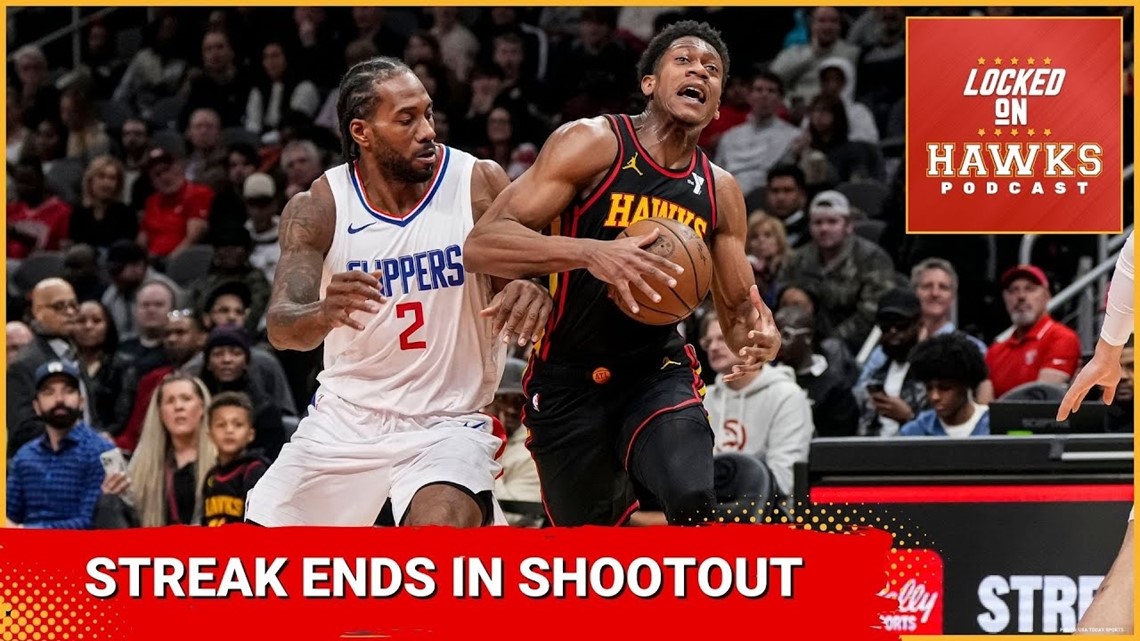 Atlanta Hawks winning streak snapped in shootout loss to Kawhi Leonard ...