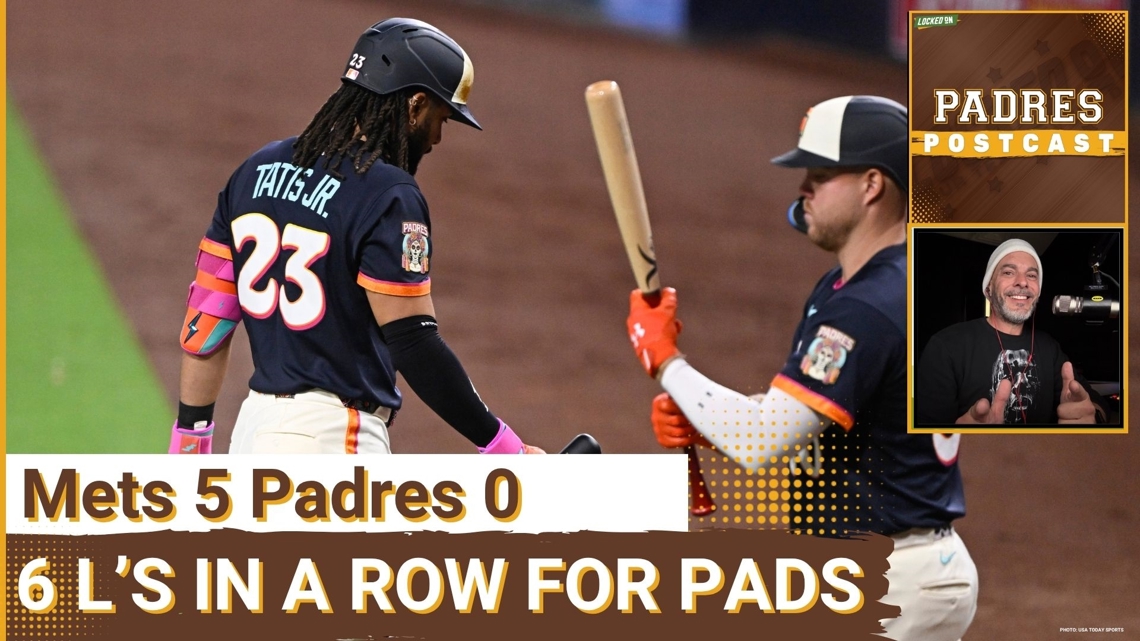 PADRES POSTCAST: San Diego Padres Shut Out Again! Mets Hit 2 Home Runs ...