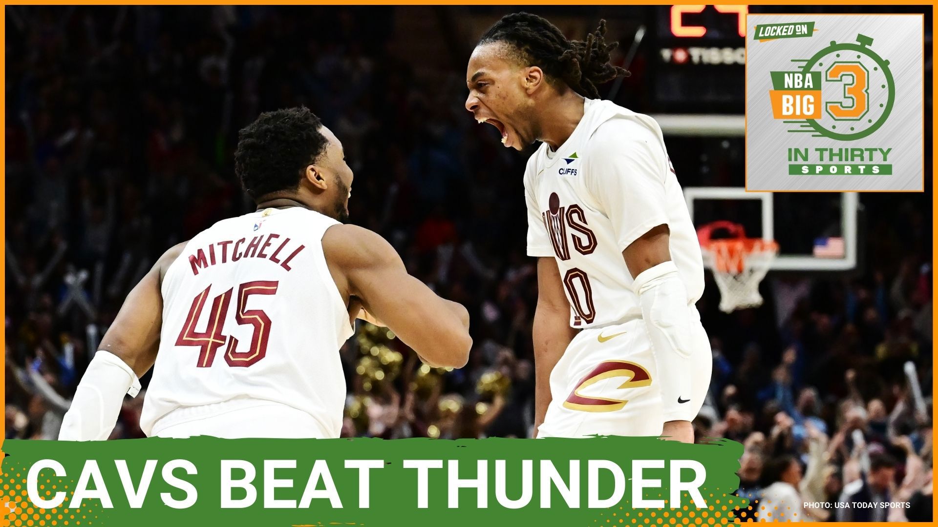 The Cavaliers Beat the Thunder in a Battle of the Best Records in the NBA | The Big 3 in 30 NBA ...