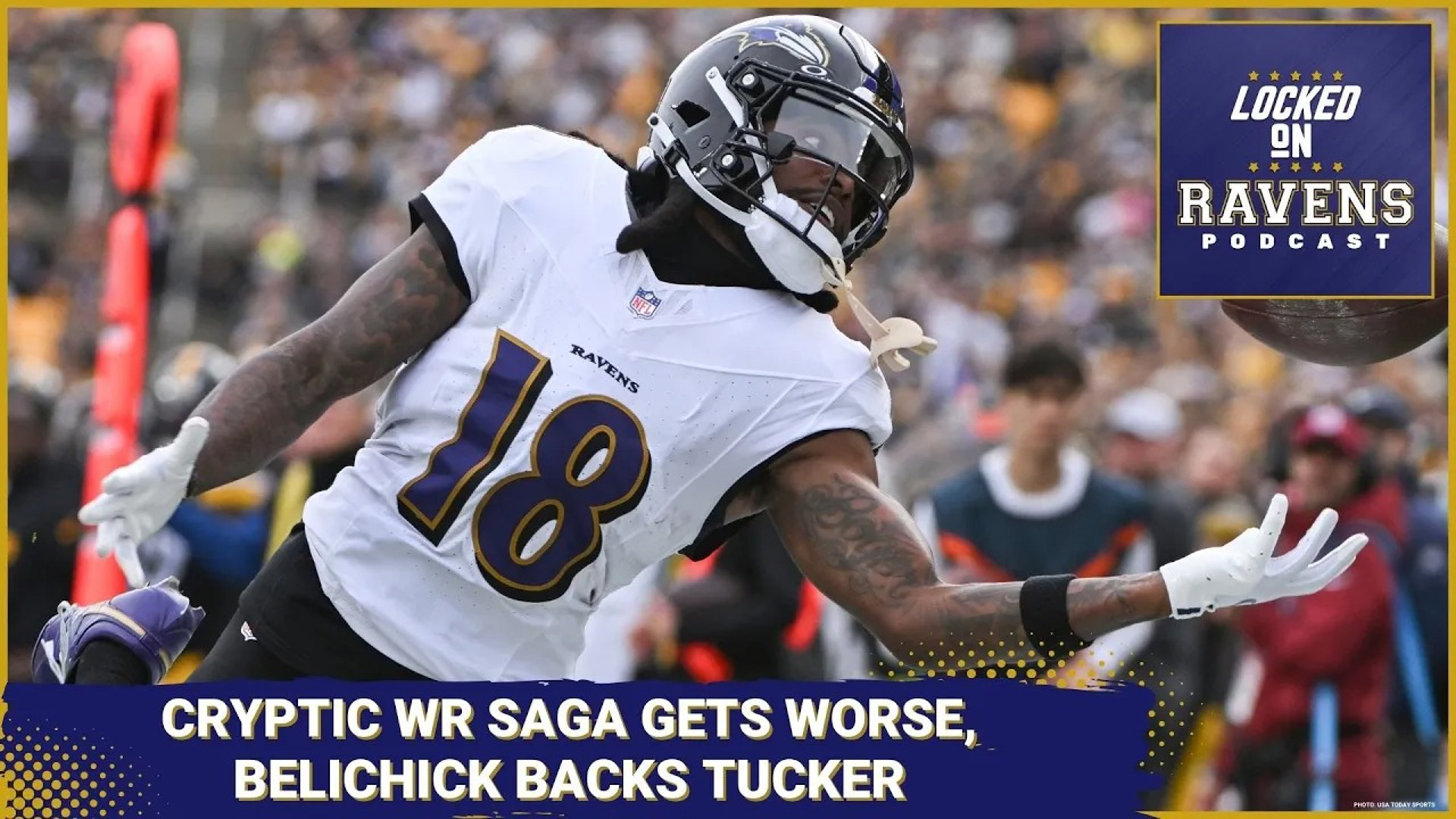 Baltimore Ravens cryptic WR saga worsens as John Harbaugh speaks, Bill ...